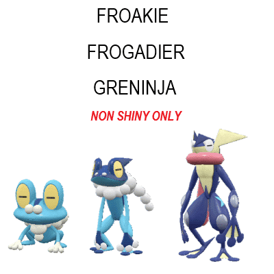 Froakie, Frogadier, Greninja Bundle [SV] – PokeGens