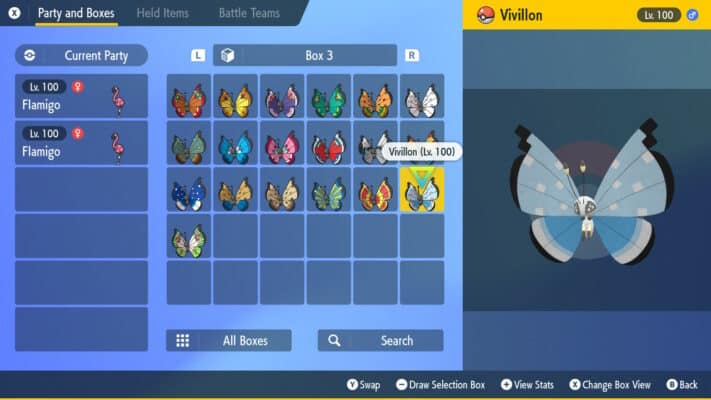 All Vivillon Patterns (Shiny or Non Shiny) – Pokemon Scarlet/Violet ...