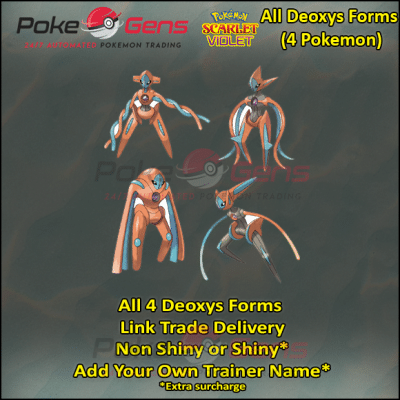 All Deoxys Forms (4 Pokemon) [SV] – PokeGens